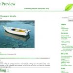 Green Simplicity WordPress Theme - MeThemes