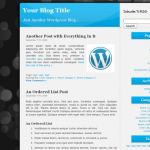 Modern Blue Dark WordPress Theme - MeThemes