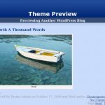 Rounded Blue WordPress Theme - MeThemes