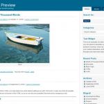 Shades of Blue WordPress Theme - MeThemes