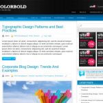 Colorbold WordPress Theme - MeThemes