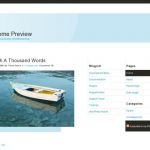 Three Column Blue WordPress Theme - MeThemes